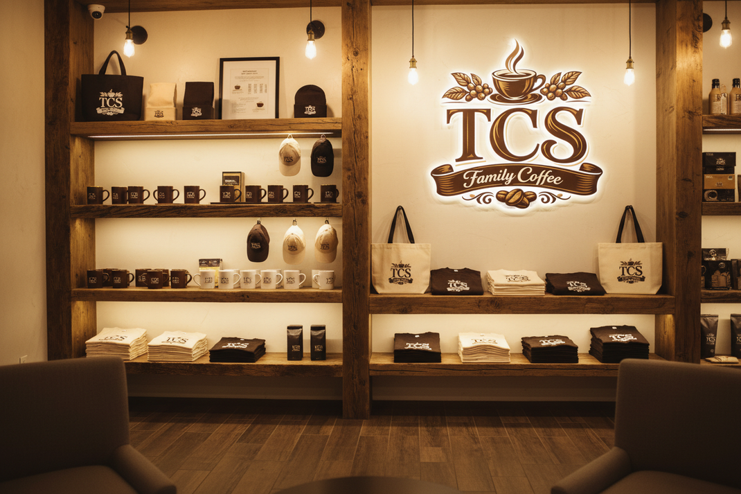 Shop TCS Family Coffee Merch - Tees, Hoodies, Hats & Mugs